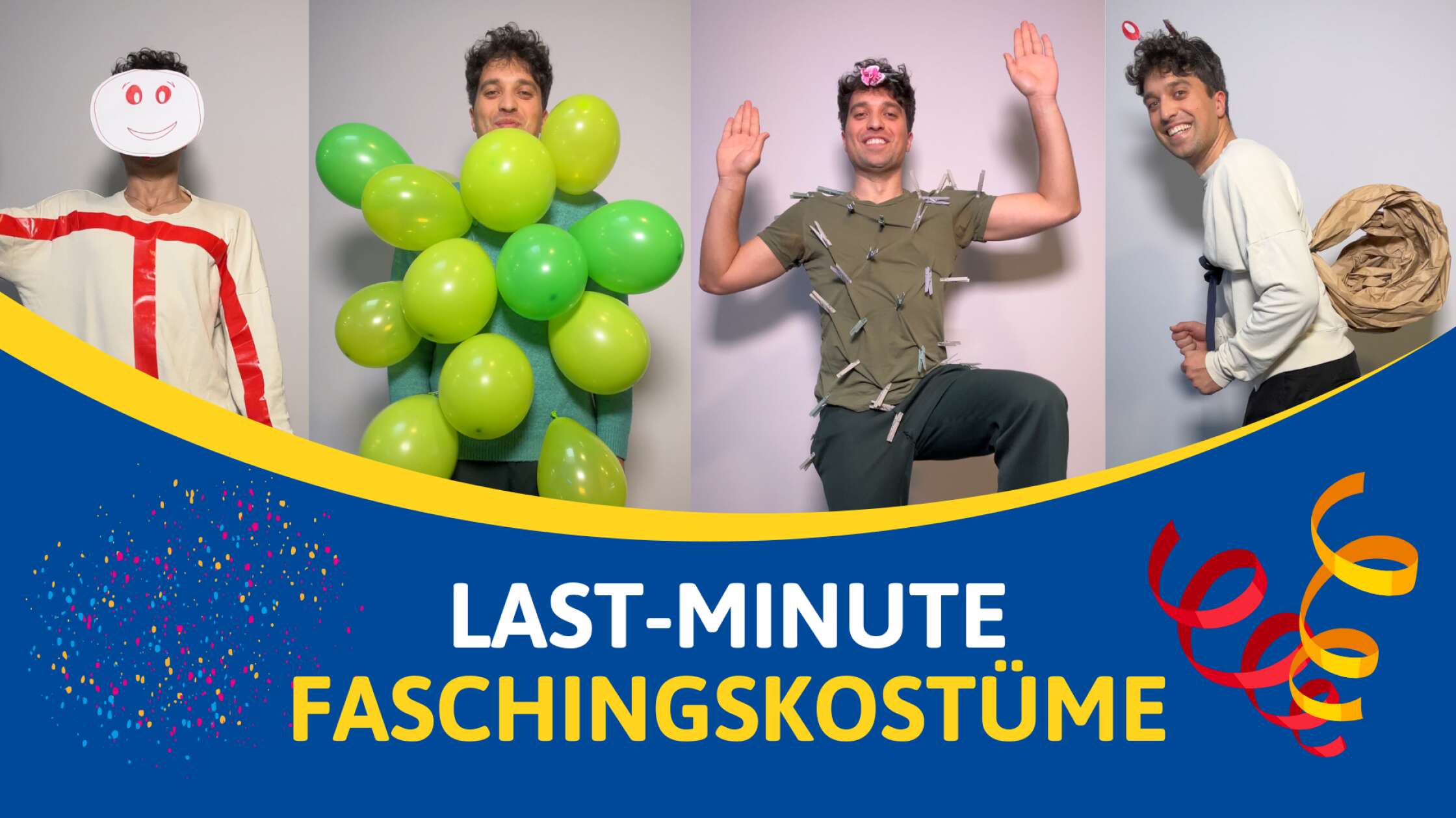Last Minute Faschingskostüme: So klappts!