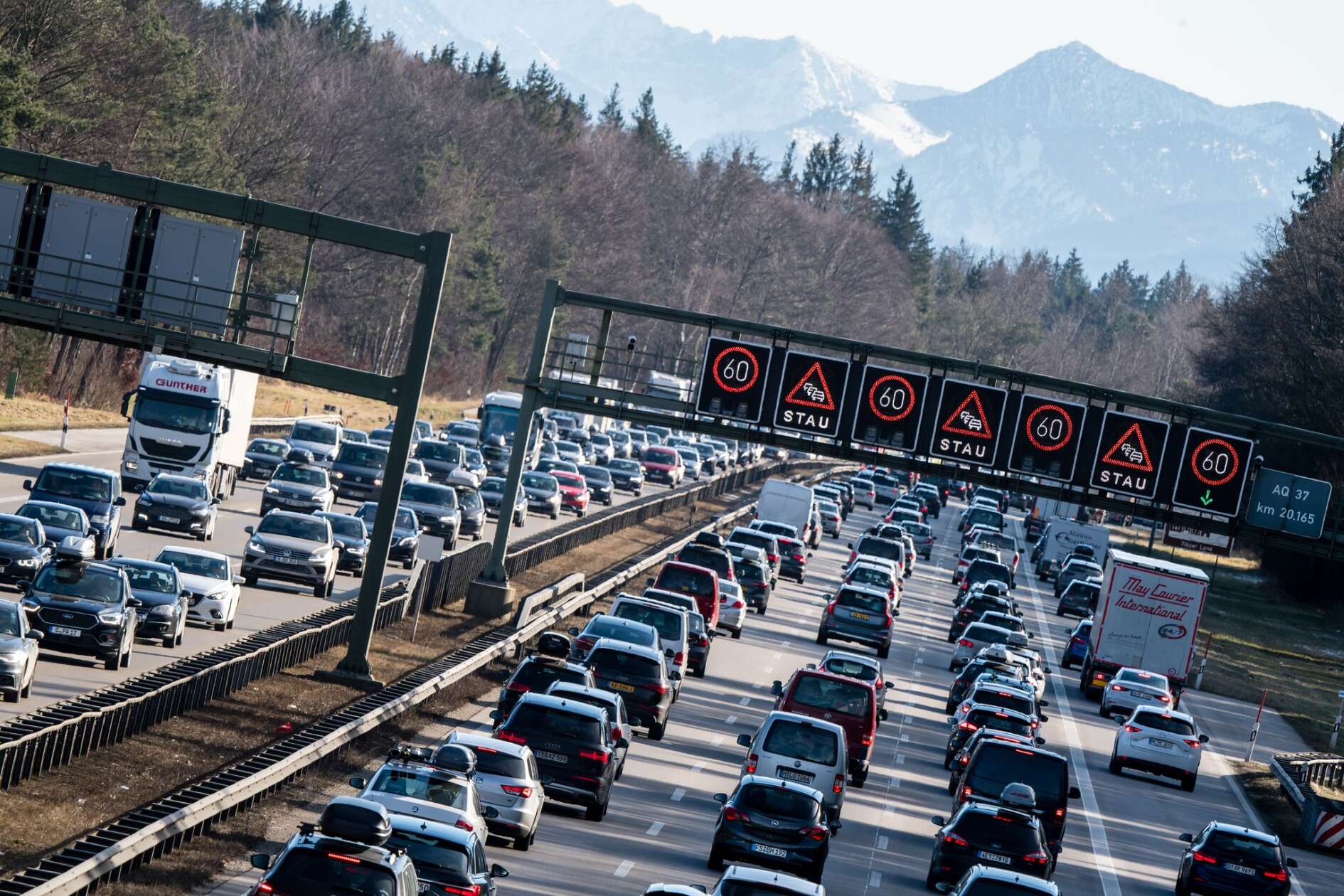 Stau A73 Antenne Bayern
