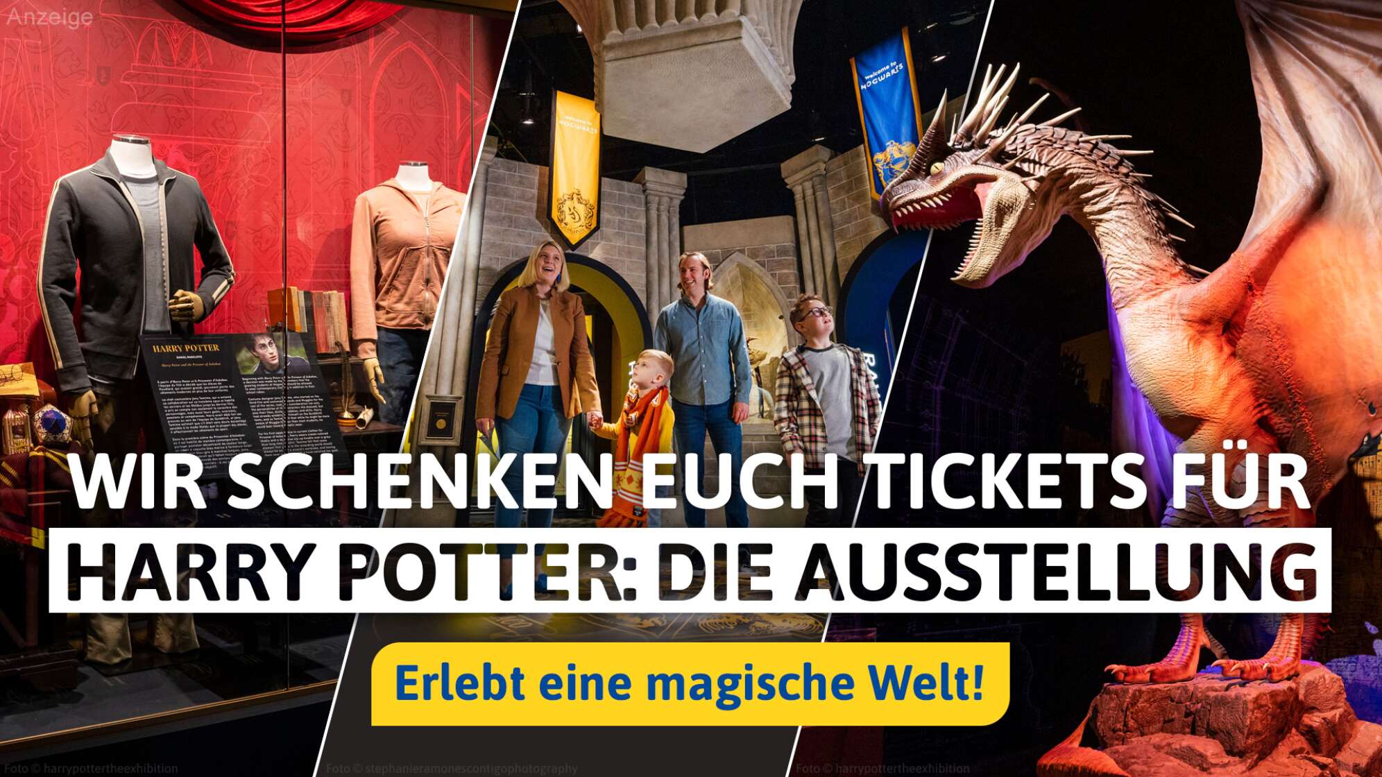 Harry Potter: Die Ausstellung - Wir schenken euch Tickets! Harry Potter: Die Ausstellung - Wir schenken euch Tickets!