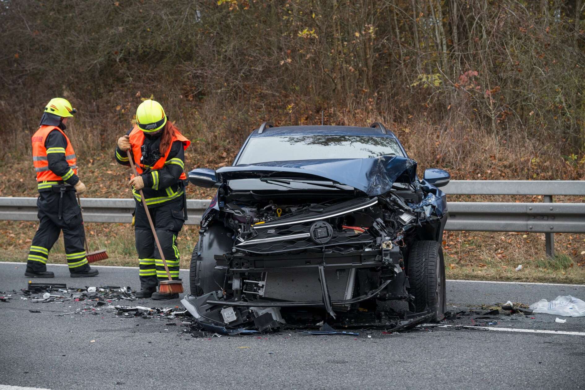 Fünf Verletzte bei Unfallserie mit sieben Autos